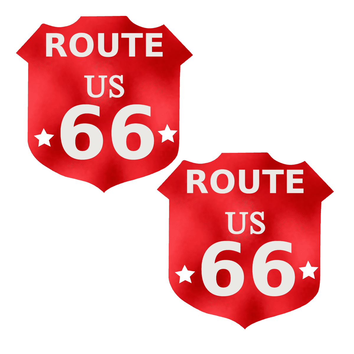 Metallic Red Route 66